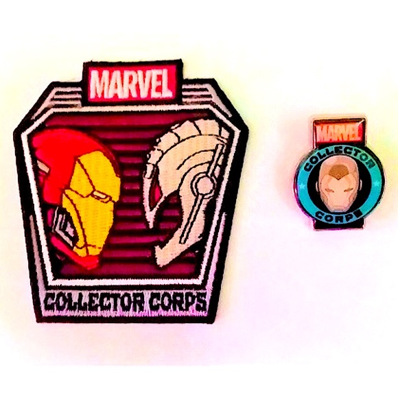 Marvel | Other | Marvel Collector Corp Iron Man Patch And Pin Set ...